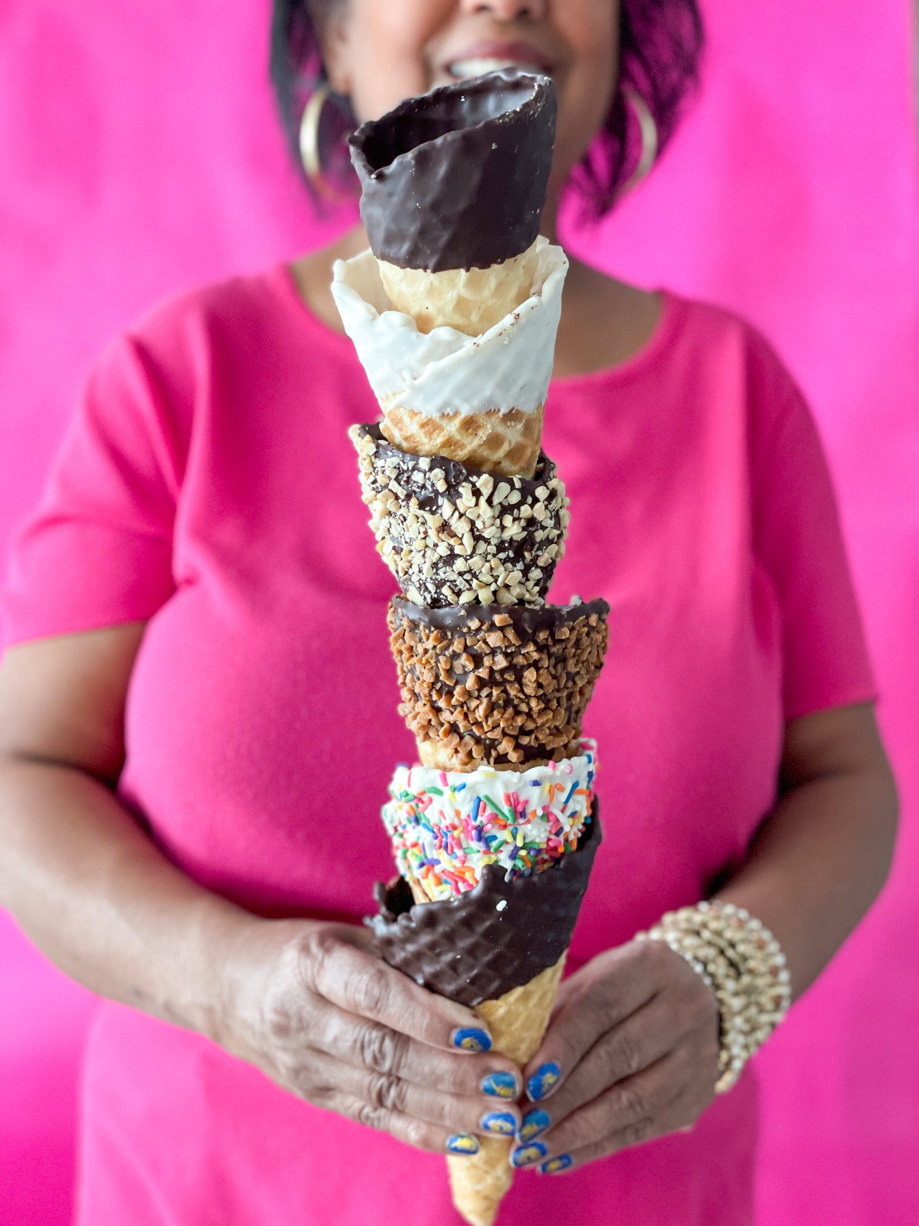 Cones! Cones! Cones! - Marble Slab Creamery