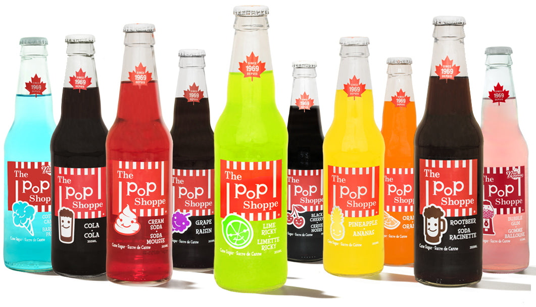 The Pop Shoppe Soda Pop, Old Fashioned Soda - Marble Slab Creamery